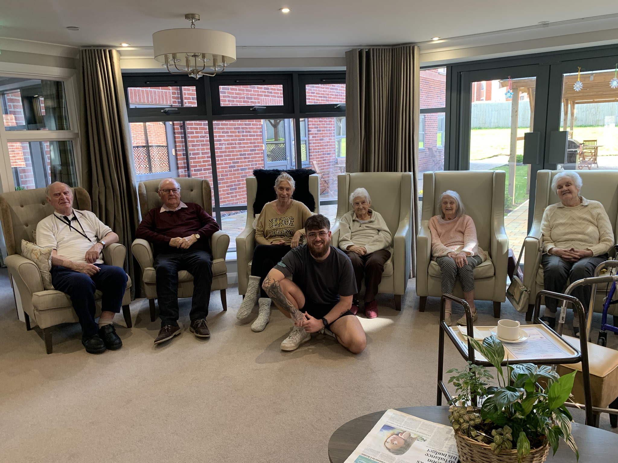 Chair-based fitness fun - Tanglewood Care Services Ltd