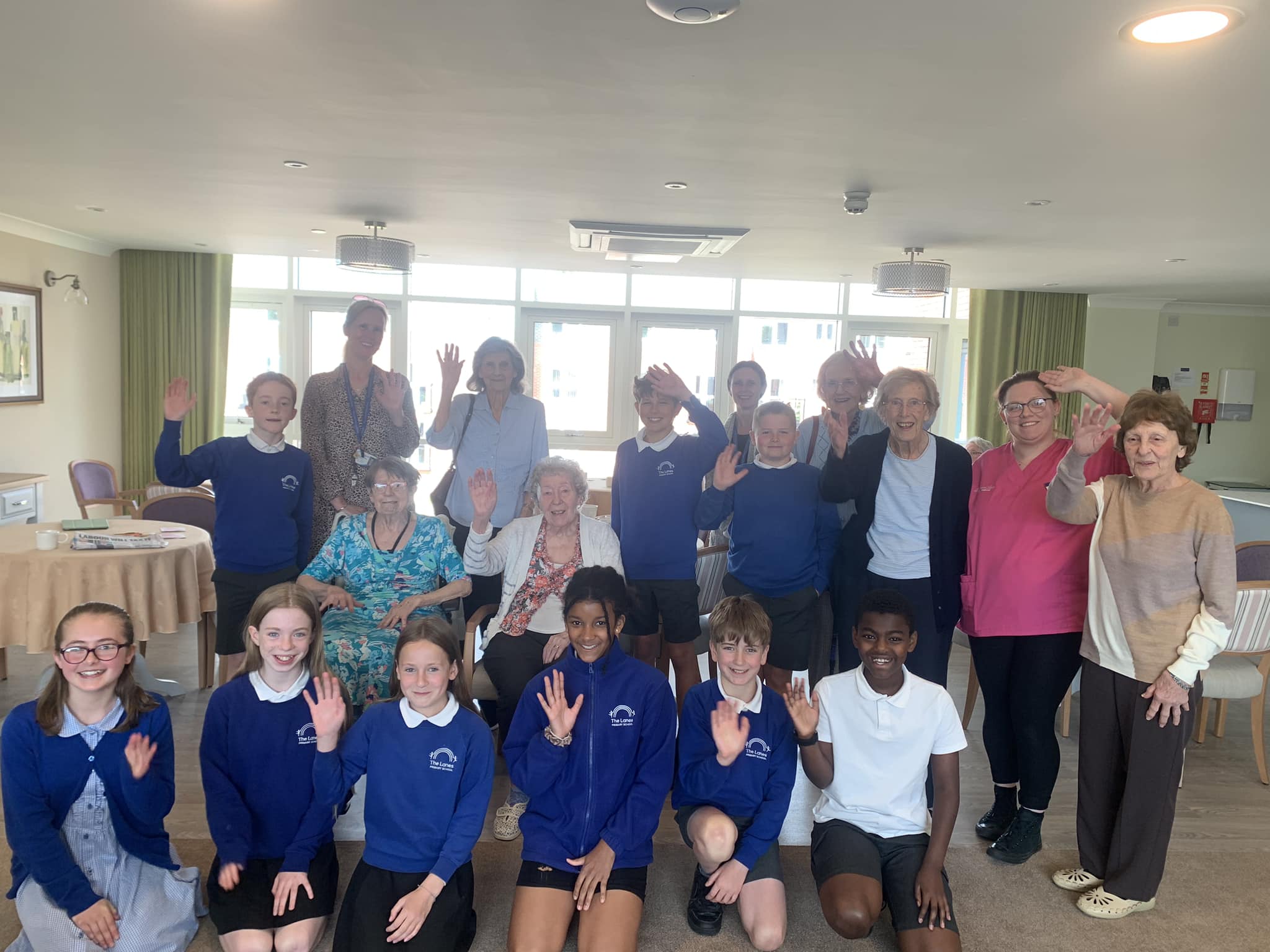 The Lanes Primary School visit Beeston Rise - Tanglewood Care Services Ltd